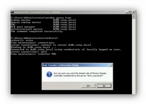 Transferir roles FSMO mediante CLI - Blog de Sistemas