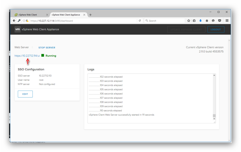 Instalación de vSphere HTML5 Web Client - Blog de Sistemas