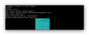 Mycli - MySQL y MariaDB con autocompletar - Blog de Sistemas