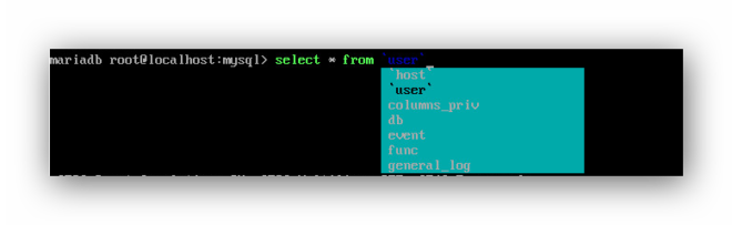 Mycli Mysql Y Mariadb Con Autocompletar Blog De Sistemas