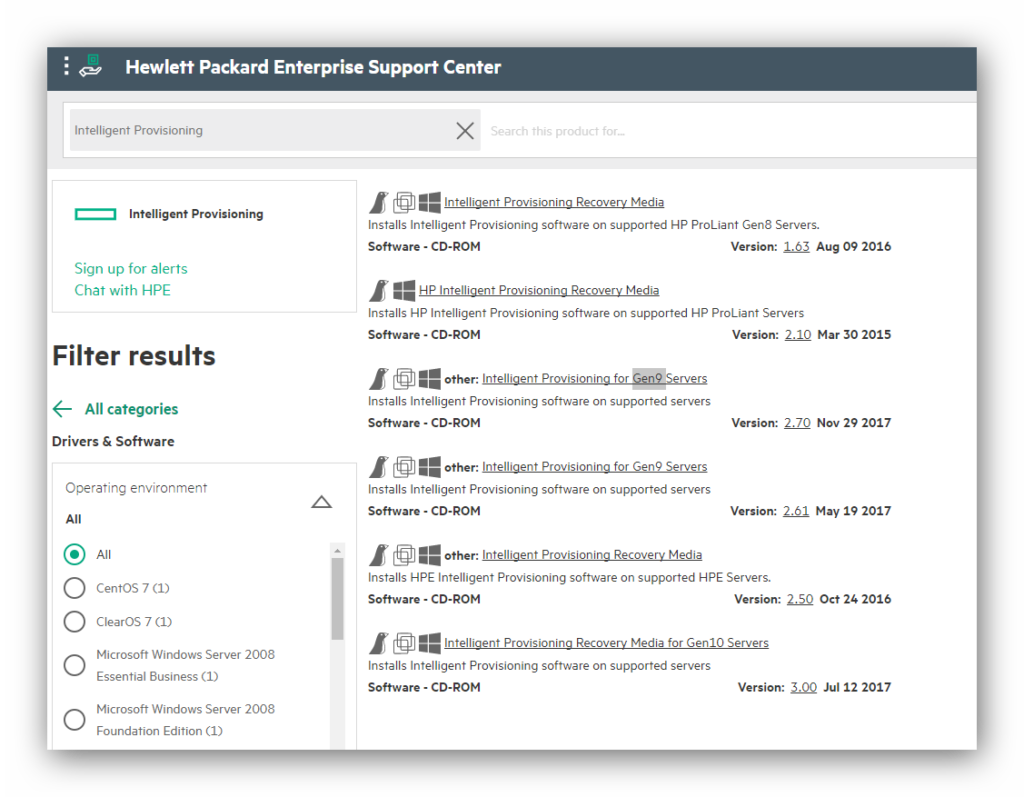 Actualizar Intelligent Provisioning HPE – Paso a Paso - Blog de Sistemas