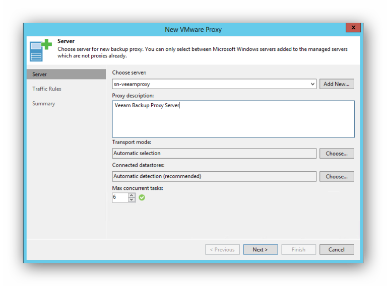 Agregar Veeam backup proxy - Blog de Sistemas