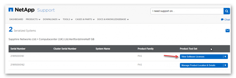 Licenciando Cabina NetApp Ontap 9 - Blog de Sistemas