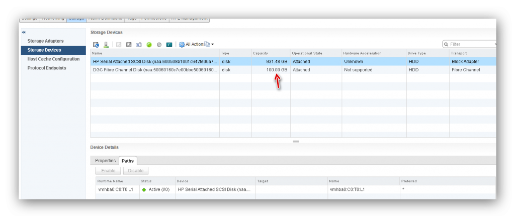 Agregar datastore por FC en vSphere 6.5 - Blog de Sistemas