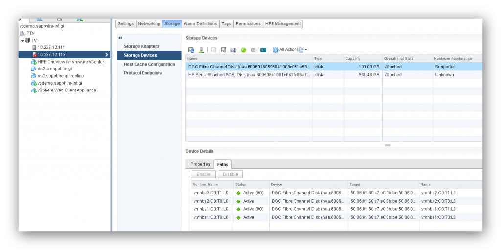 Agregar datastore por FC en vSphere 6.5 - Blog de Sistemas