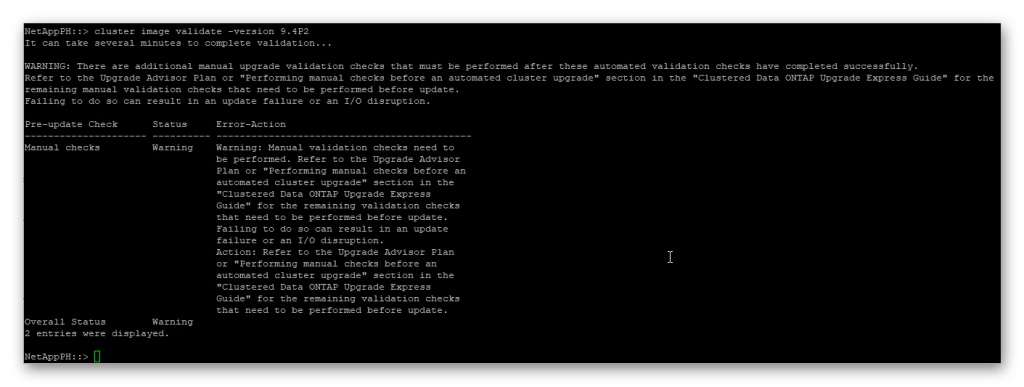 Actualizar NetApp Ontap 9.4 via CLI - Blog de Sistemas