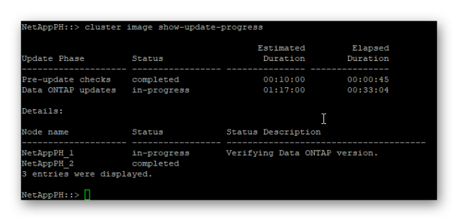 Actualizar NetApp Ontap 9.4 via CLI - Blog de Sistemas