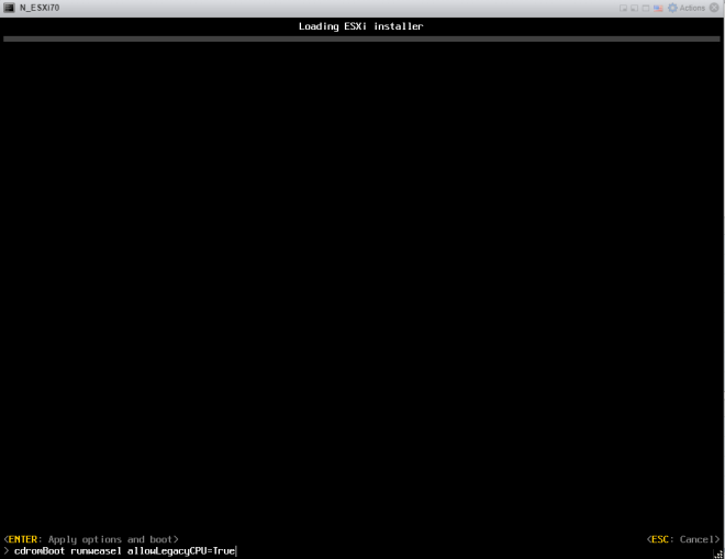 ESXi 7 CPU_SUPPORT ERROR - Blog de Sistemas